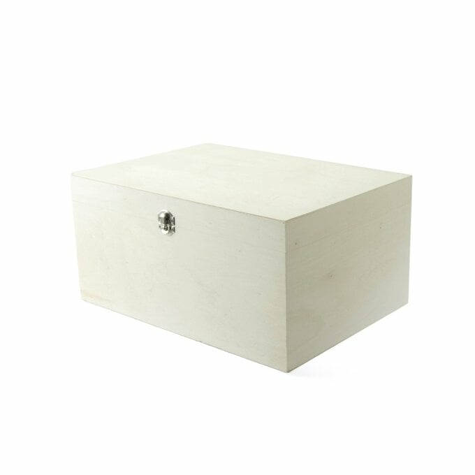 Never Pay Full Price for Wooden Storage Box 35cm X 25cm X 17cm