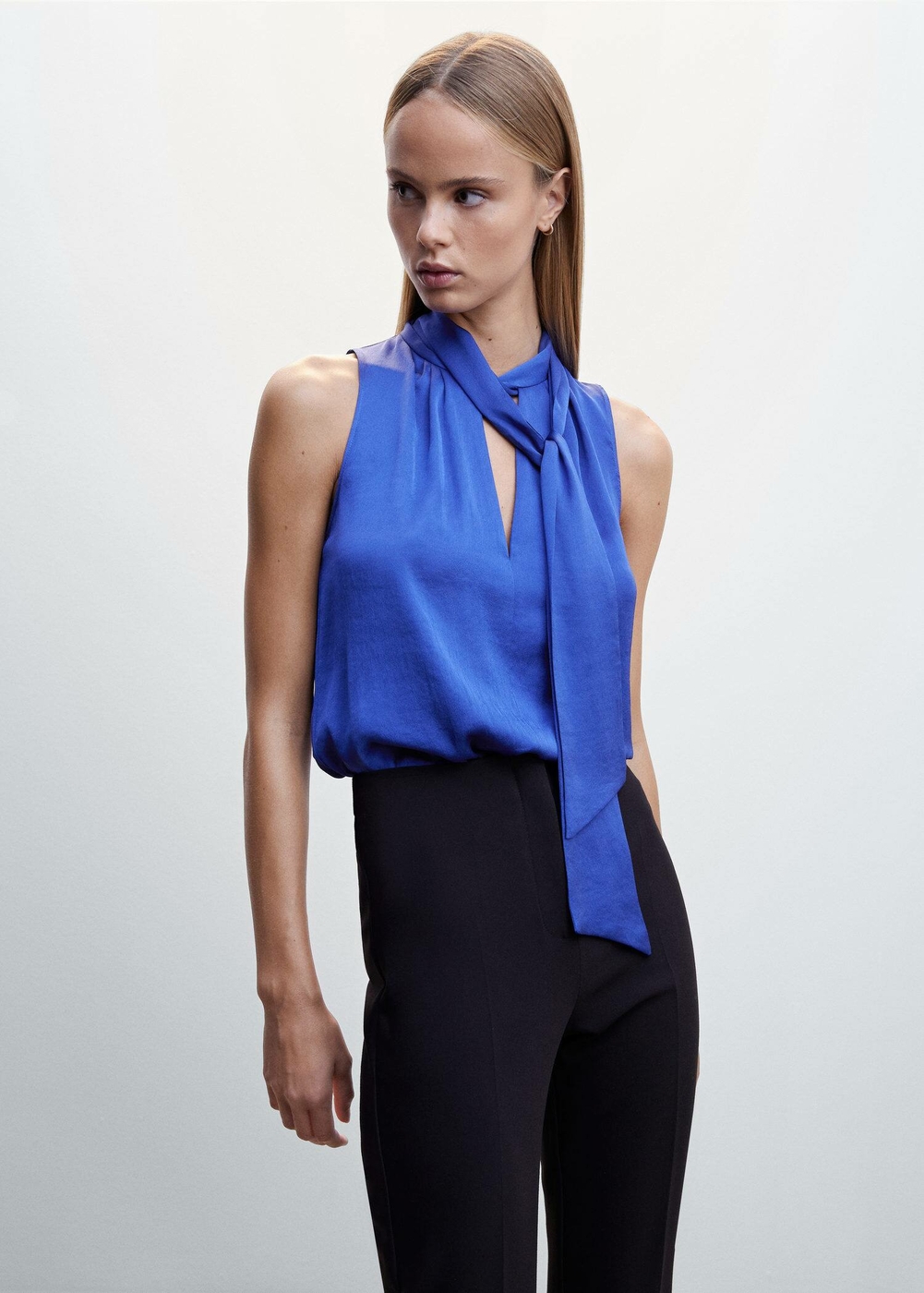 Save Money When Shopping for Bow Satin Blouse. Join Karma For Free