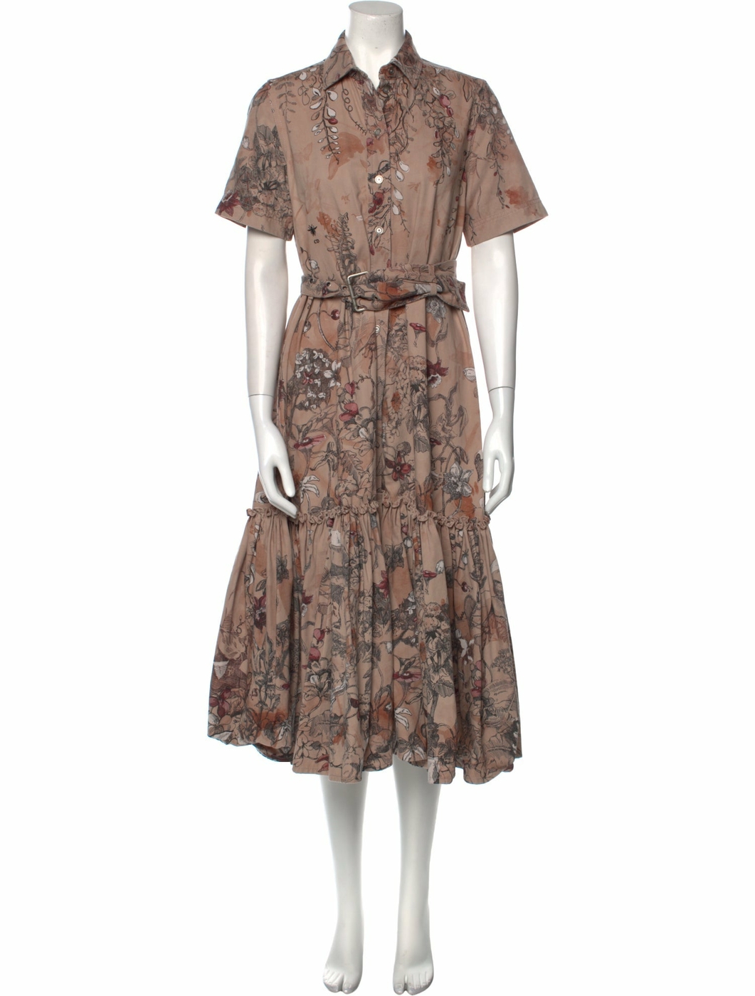 Never Pay Full Price for Floral Print Midi Length Dress